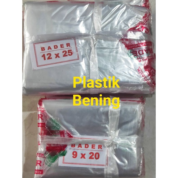 Jual Plastik Bening 1kg 1/2kg 1/4kg PP bader 1 kg 1/2 1/4 tipis sayur ...
