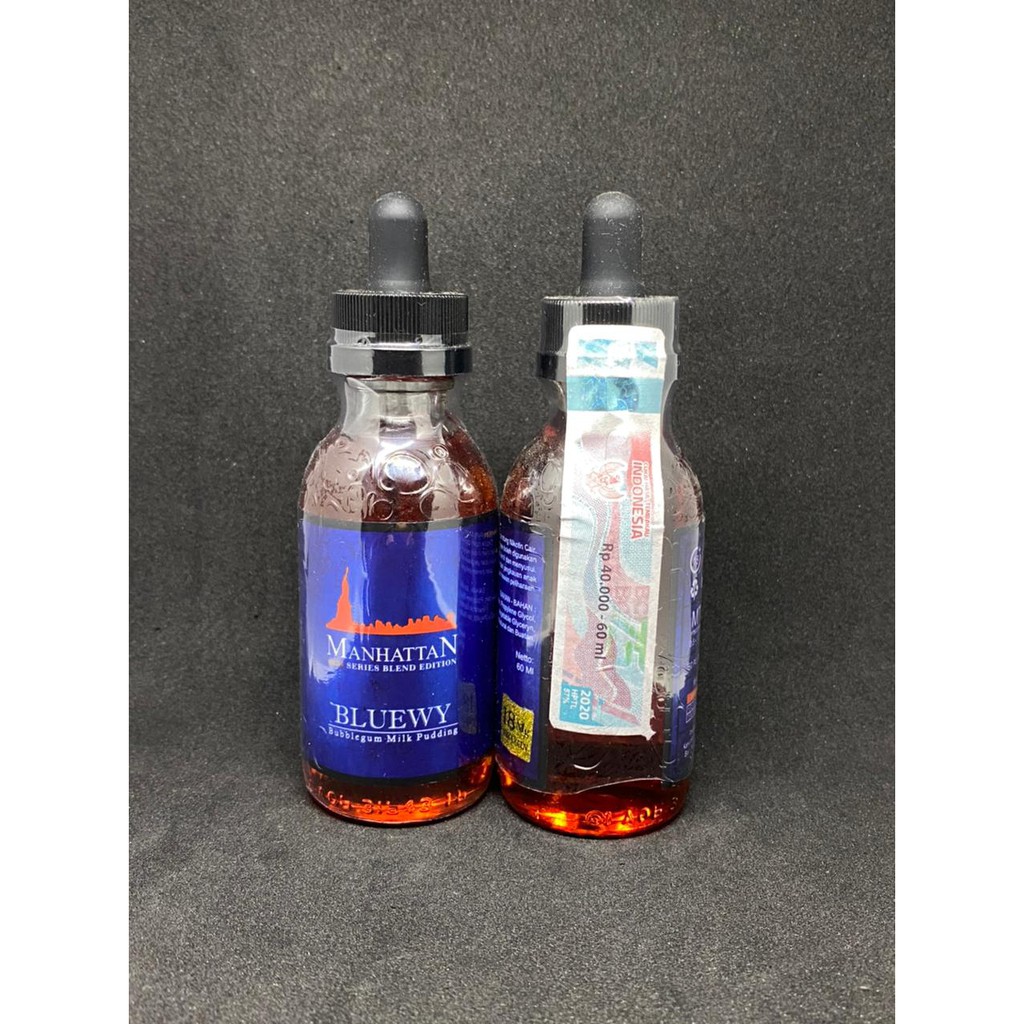 Jual Liquid MTL Manhattan Bluewy 6 9 12 18 24mg 60ml by Manhattan X ...