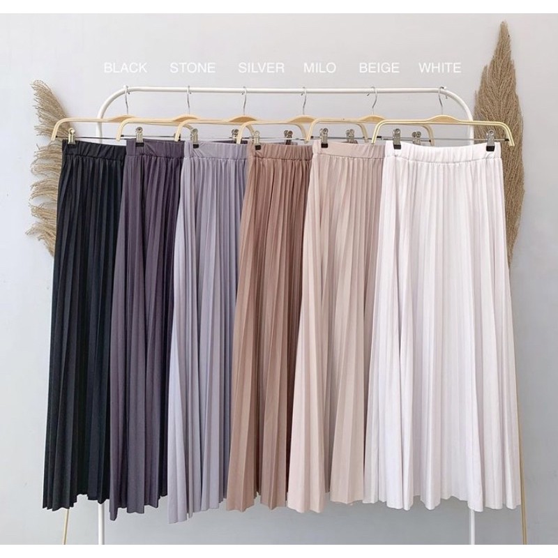 Jual (TERMURAH LANGSUNG PABRIK)ROK PLISKET PREMIUM/ROK PLISKET MAYUNG/ROK PLISKET JUMBO | Shopee ...