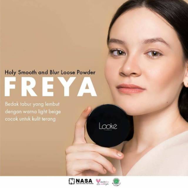 Jual Looke Holy Smooth & Blur Loose Powder Freya | Shopee Indonesia