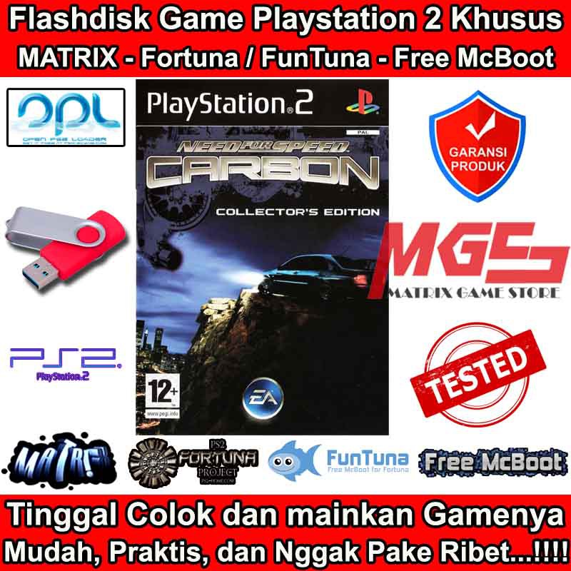 Jual Flashdisk Game PS2 PS 2 NFS Need for Speed Carbon Collectors ...