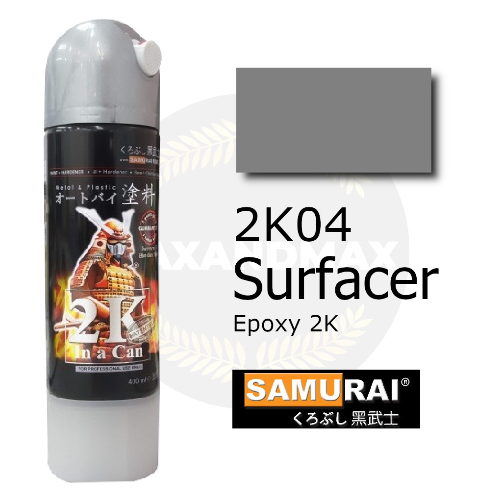 Jual Samurai Paint Epoxy 2K04 Surfacer 400 ml - Cat Semprot | Shopee ...