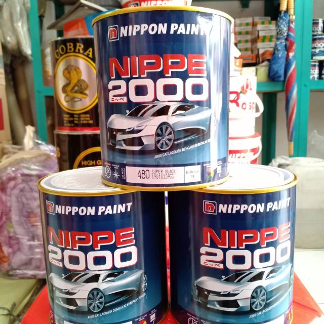 Jual Cat Duco 480 cat besi dan kayu nippe 2000 hitam kilap 480 | Shopee ...
