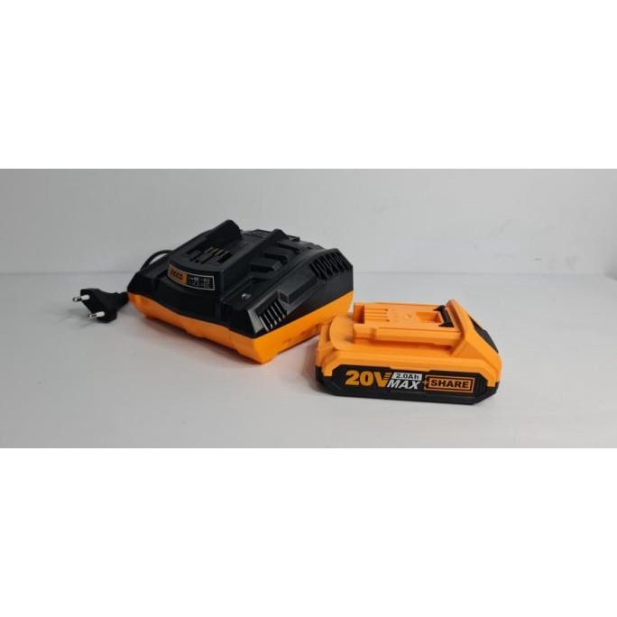 Jual Ingco Cordless Baterai 2Ah Fbli2001/11 Charger 4A Fcli2003 ...