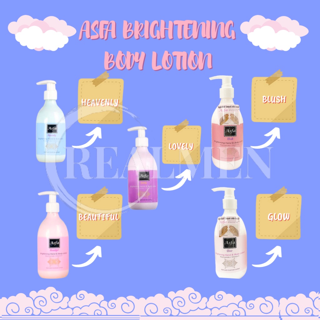 Jual ASFA Brightening Body Lotion with Niacinamide dan Vitamin E 300ml ...