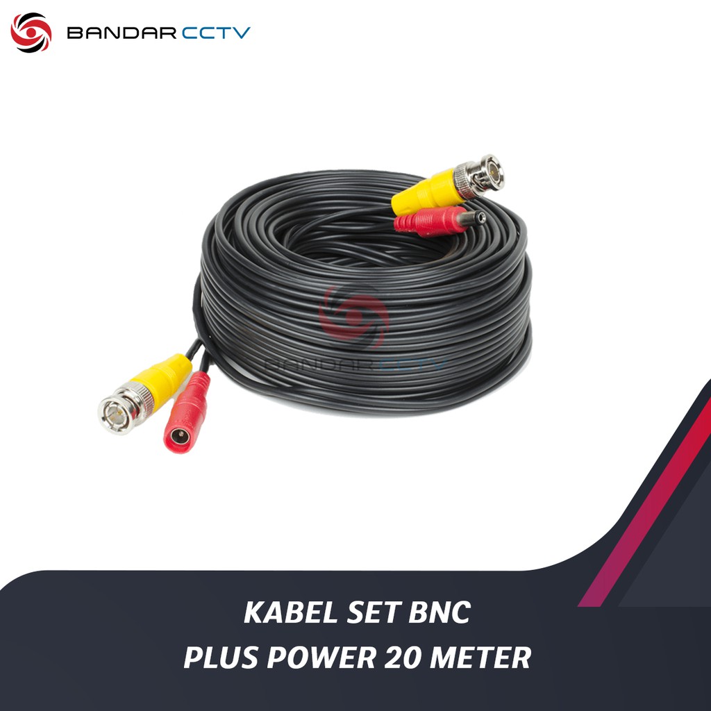 Jual KABEL SET BNC PLUS POWER 20 METER | Shopee Indonesia