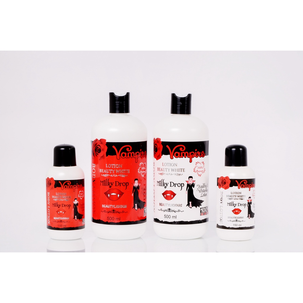 Jual Vampire Beauty White Whitening Body Lotion With Rose Extract Milky