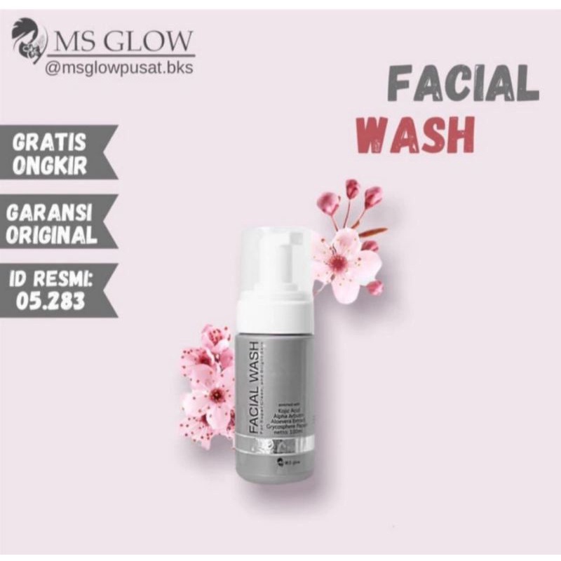 Jual MS GLOW FACIAL WASH SABUN MUKA BPOM ORIGINAL | Shopee Indonesia