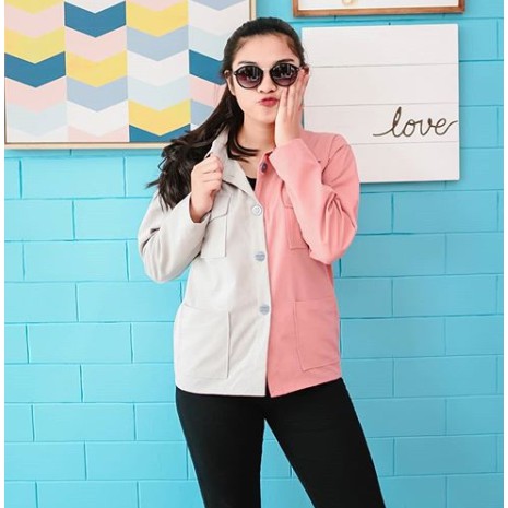 Jual Jaket Parka Binggo Comby Basic Wanita (Ukuran L Besar) Bahan ...