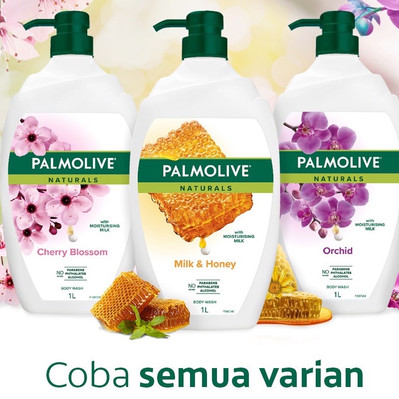 Jual ️ KOSMETIK_MANIA ️ PALMOLIVE SABUN CAIR NATURALS SHOWER GEL - 1 ...