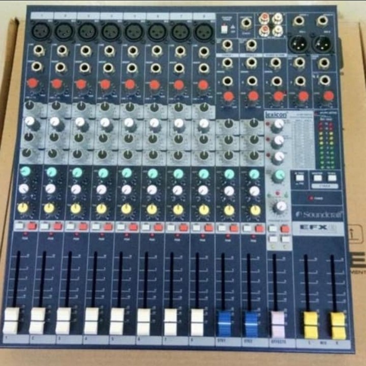Jual mixer audio soundcraft efx8/efx 8 ( 8 channel ) | Shopee Indonesia