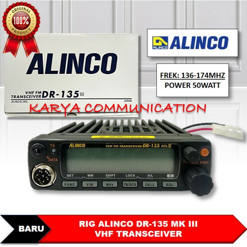 Jual RIG ALINCO DR 135 MK3 RADIO RIG ALINCO DR-135 MKIII ORIGINAL JAPAN | Shopee Indonesia