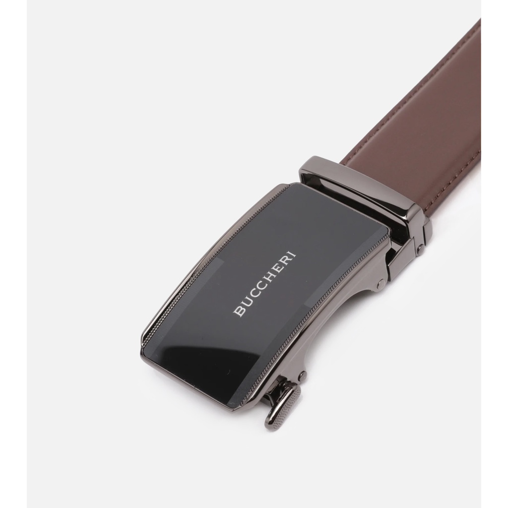 Jual Buccheri ULBERTO Belt Man Brown | Shopee Indonesia