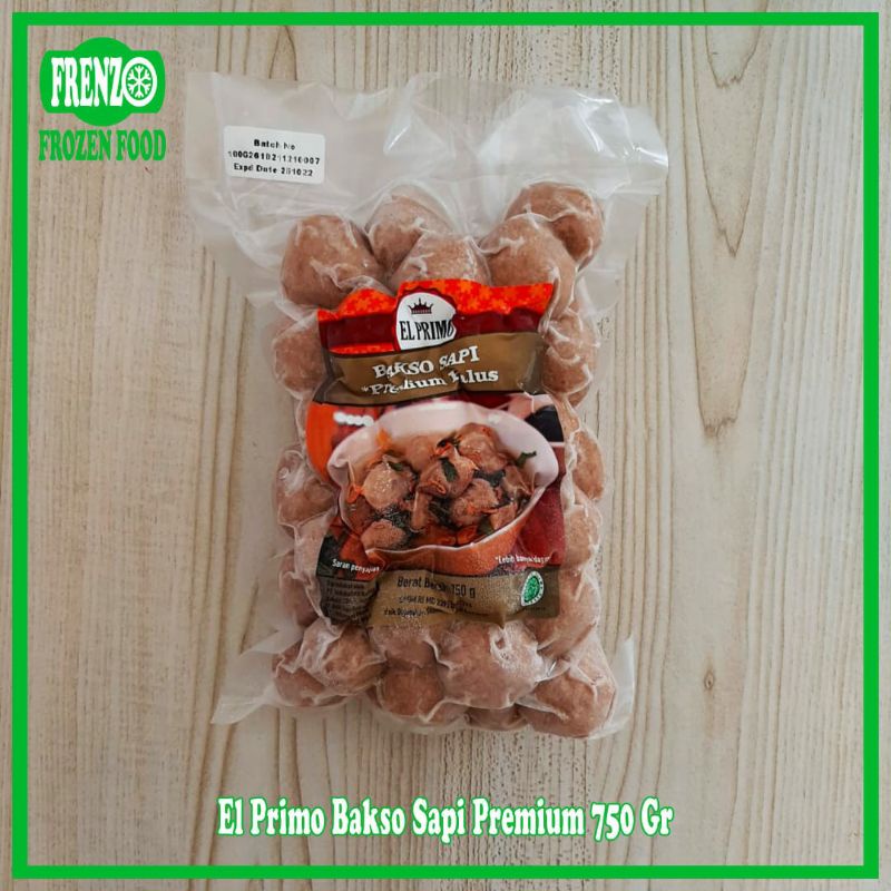 Jual El Primo Bakso Sapi Premium Halus 750 Gr | Shopee Indonesia