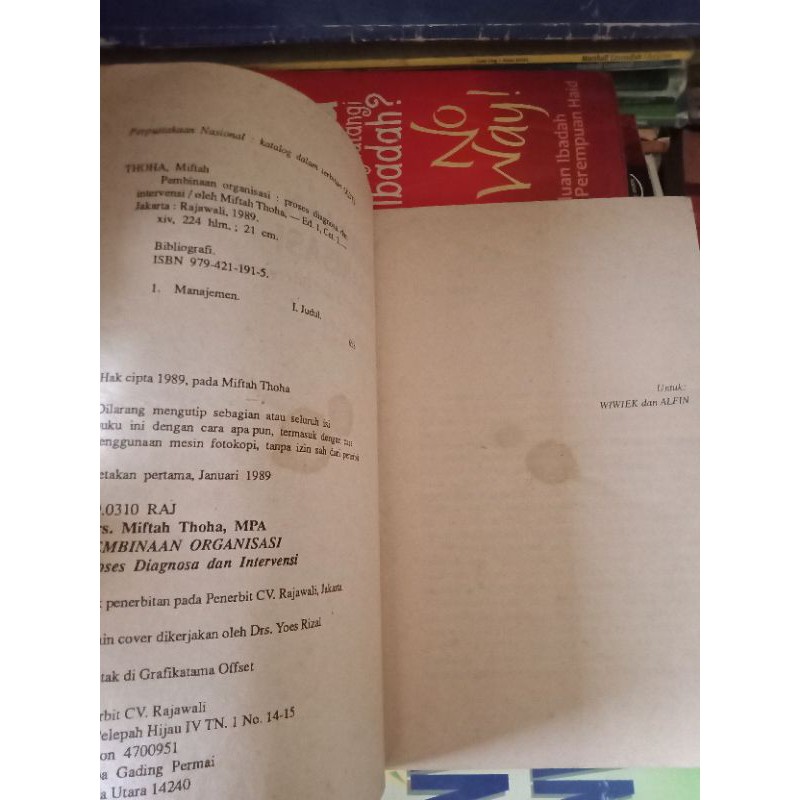 Jual BUKU ASLI PEMBANGUNAN ORGANISASI PROSES DIAGNOSA DAN INTERVENSI ...