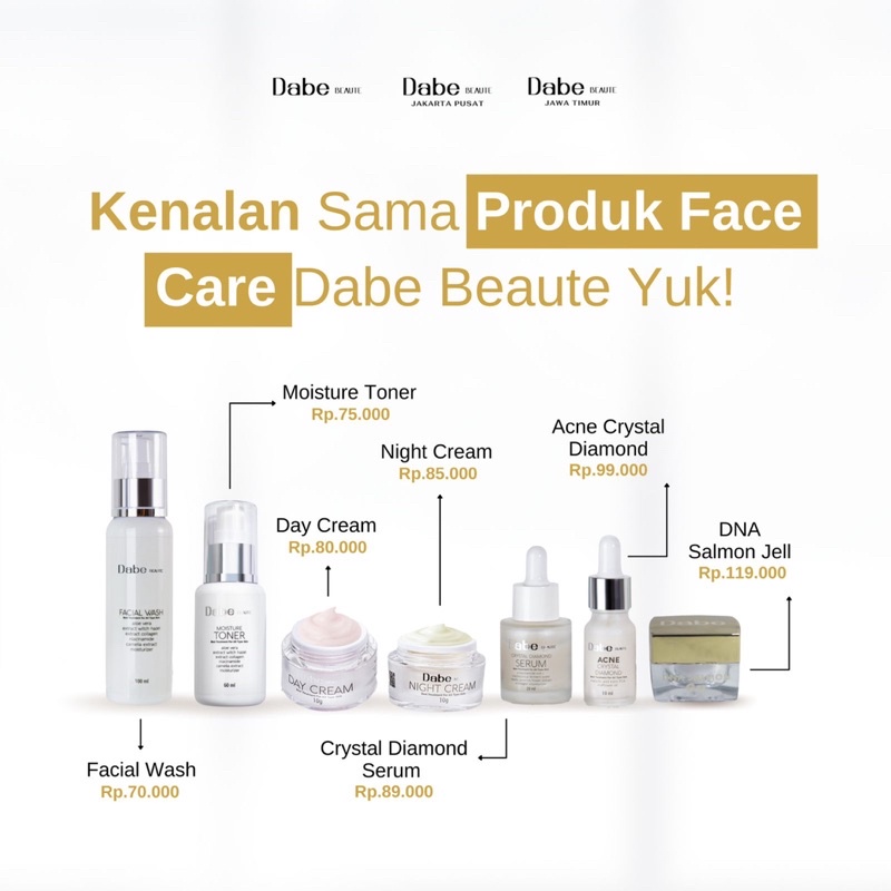 Jual Dabe Beaute Skincare (eceran) | Shopee Indonesia