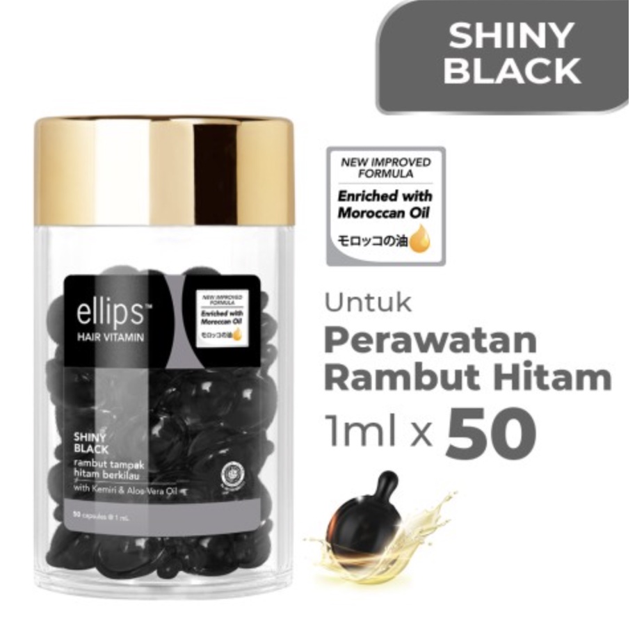 Jual Ellips Shinny Black [Jar isi 50] | Shopee Indonesia