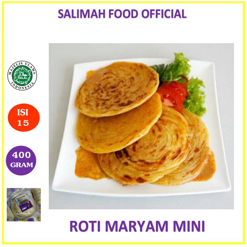 Jual Salimah Food Roti Maryam Mini Frozen | Shopee Indonesia