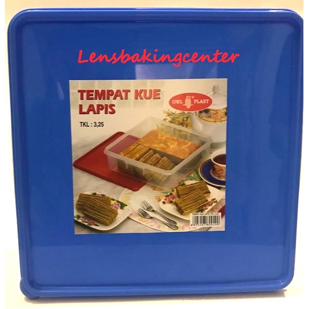 Jual Tempat / Kotak / Box Plastik / Plastic Kue Lapis Legit merk OWL ...
