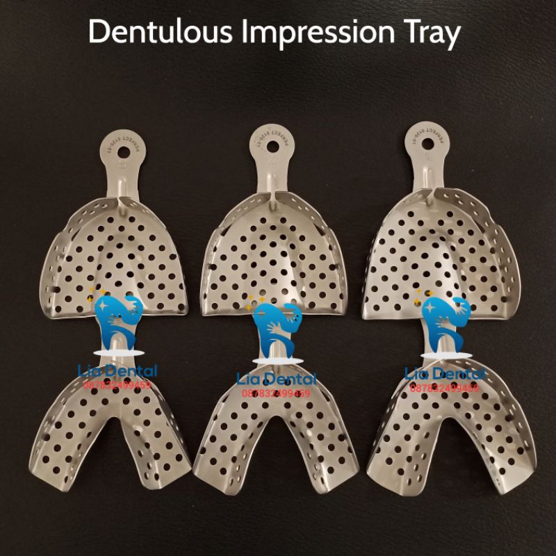 Jual DENTULOUS IMPRESSION TRAY SET OF 6 PCS | Shopee Indonesia