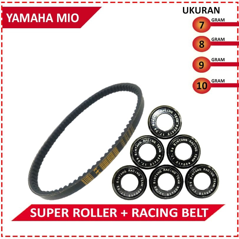 Jual Drive Belt With Super Roller MIO OLD / MIO SPORTY | Shopee Indonesia
