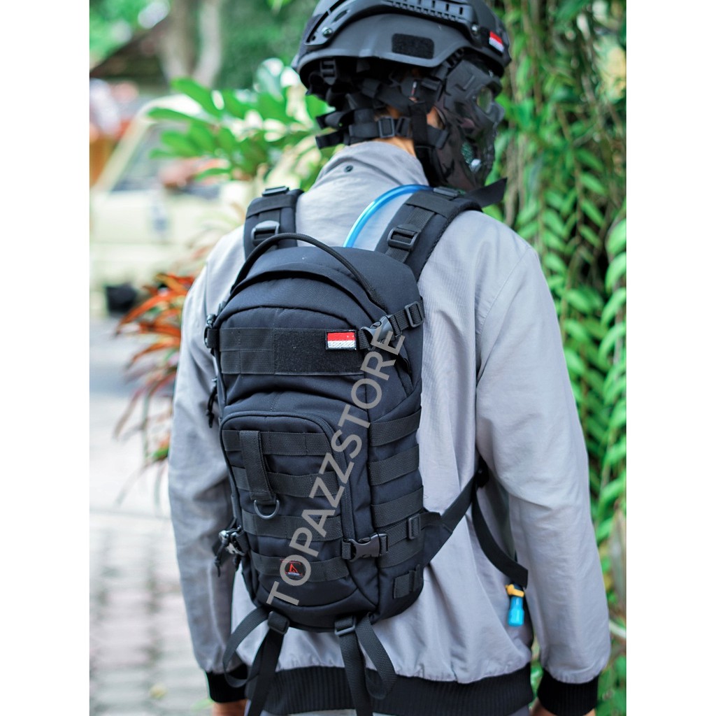 Jual Tas Tactical Army Bagpack Hydropack Polisi Militer Ransel Sepeda Gowes Tentara TNI Brimob ...