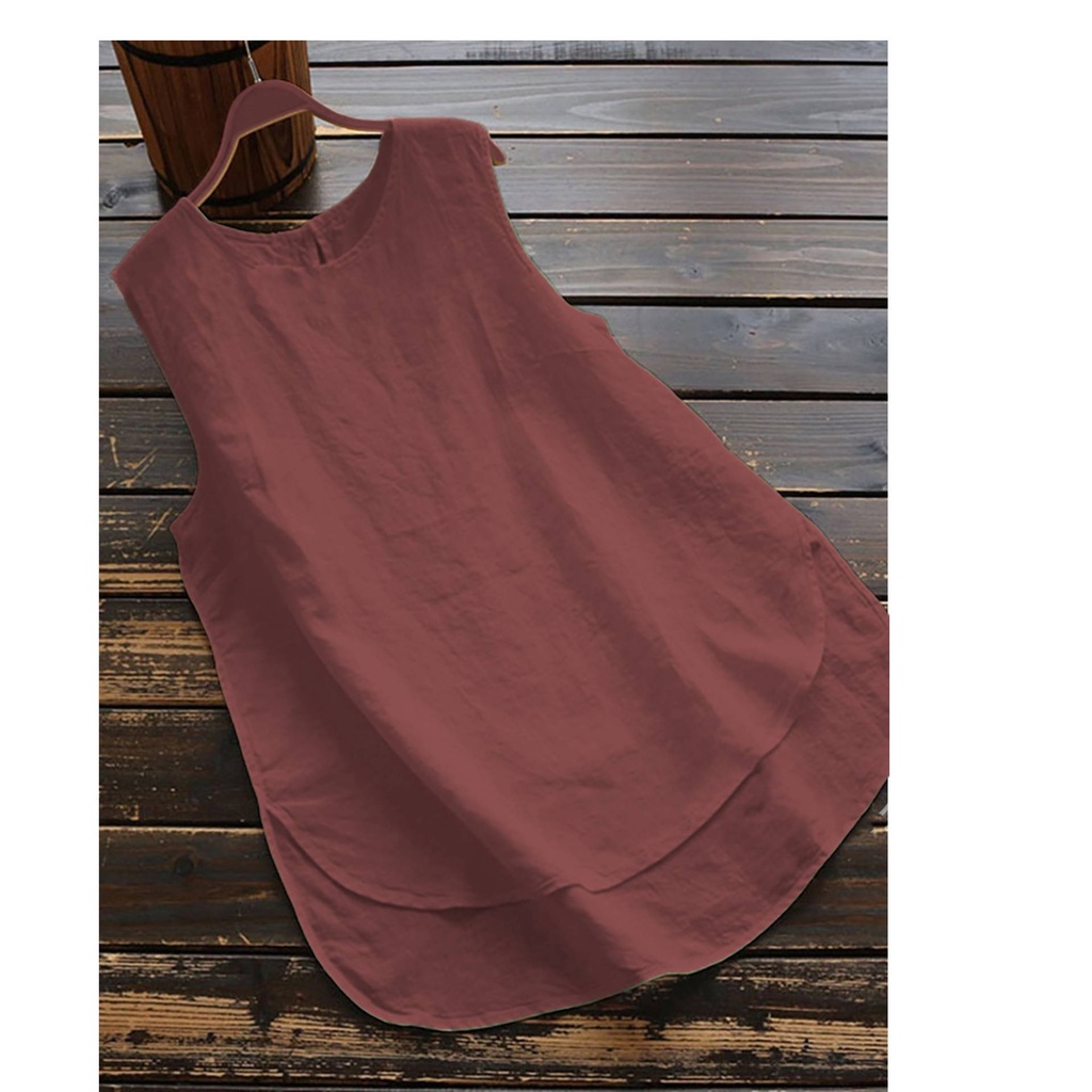 Jual Flower Embroidered Sleeveless Tank Tops For Women | Shopee Indonesia