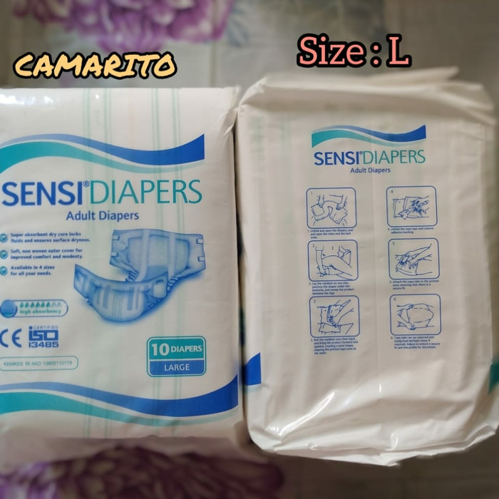 Jual Diapers/Popok dewasa sensi tipe perekat - L | Shopee Indonesia Jual Diapers/Popok dewasa sensi tipe perekat - L | Shopee Indonesia