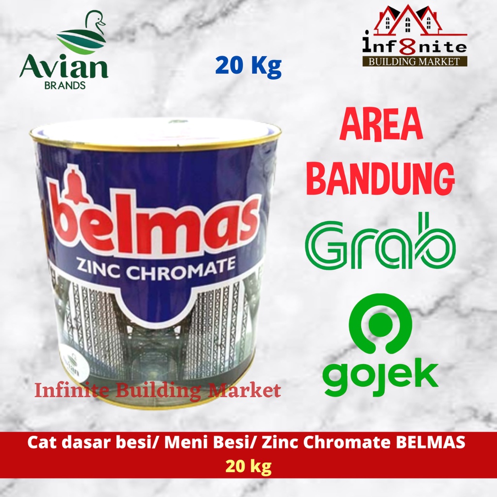 Jual Cat Meni Belmas Cat Dasar Besi Cat Zinc Chromate Belmas Avian 20 ...