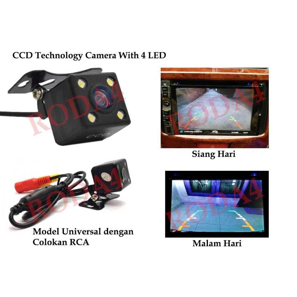 Jual Kamera / Camera Mundur / Parkir / Belakang / Rear Mobil Universal Kotak with LED ( Semua ...