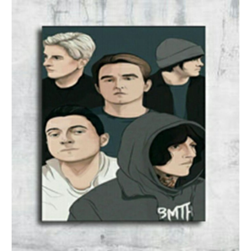 Jual Poster Dinding Bmth Art | Shopee Indonesia