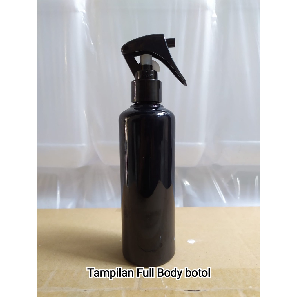 Jual Botol Trigger Spray 250ml Hitam Semprotan Kemasan Hand Sanitizer Tebal | Shopee Indonesia
