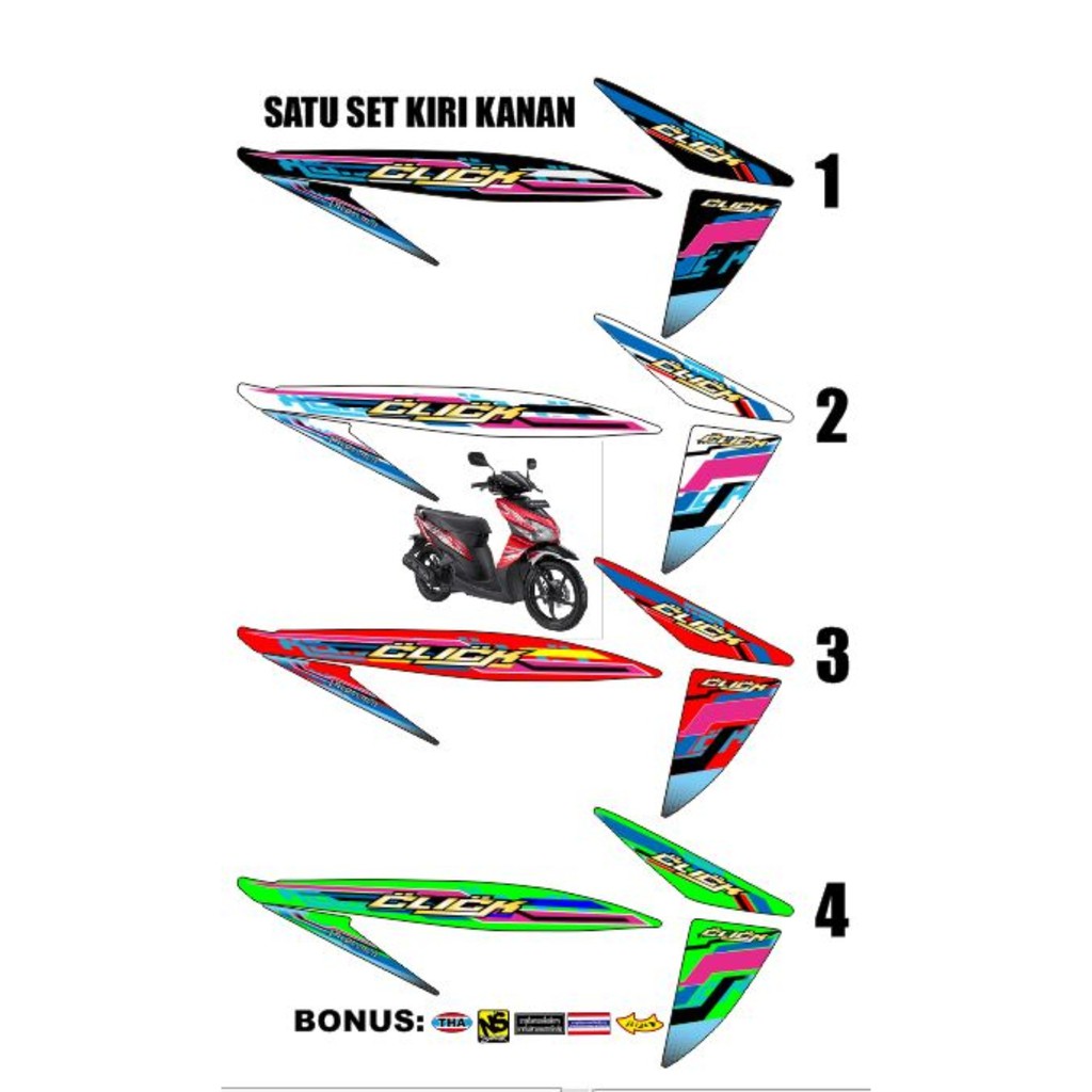 Jual VARIASI STICKER STRIPING VARIASI VARIO LAMA THAILOOK STYLE ...