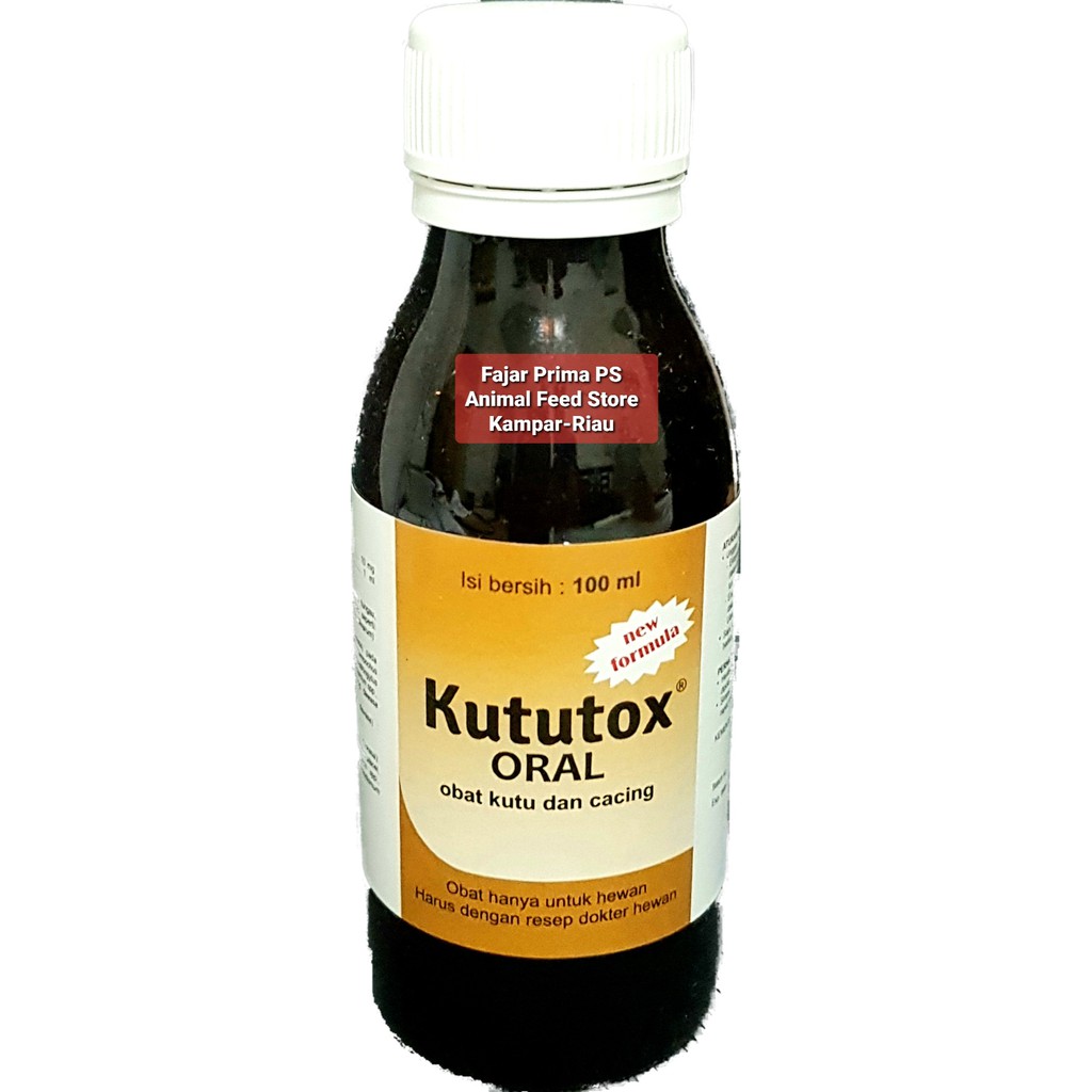Jual Obat Kutu dan Cacing Kututox Oral 100 ml | Shopee Indonesia