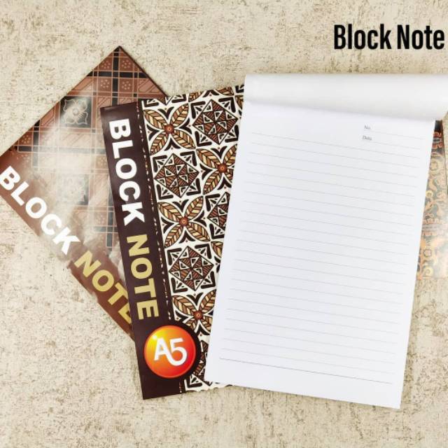 Jual Block Note Batik A5 | Shopee Indonesia