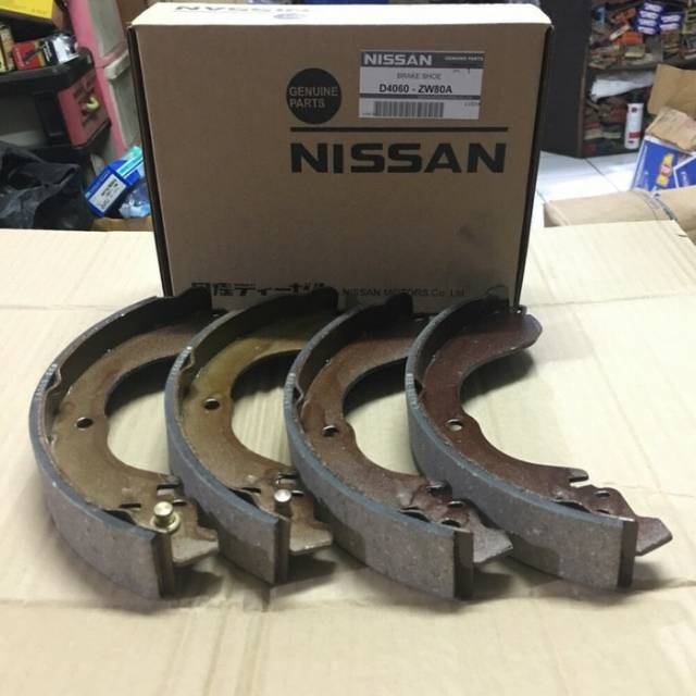 Jual Brake shoe kampas kanpas rem belakang nissan Grand Livina original | Shopee Indonesia
