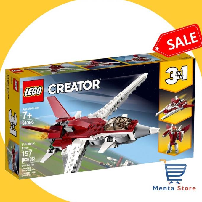 Jual Lego Creator 31086 Futuristic Flyer Jet Engine Pesawat Space Toy ...