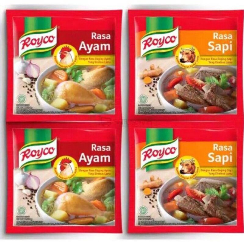 Jual Royco kaldu rasa sapi ayam 8gr 12pcs | Shopee Indonesia