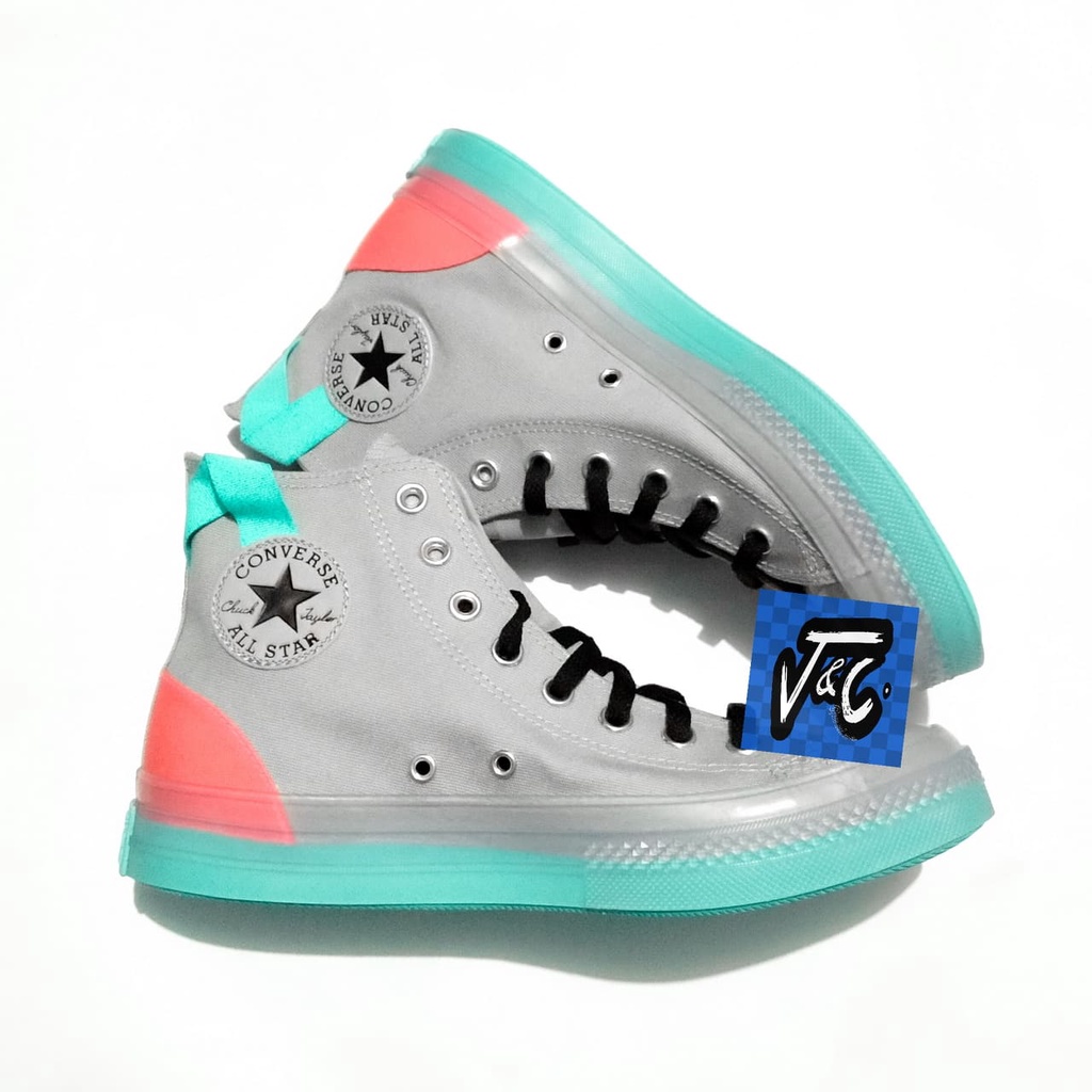 Jual Converse Chuck Taylor All Star CX Hybrid 90S Game Gamer Hi Ash ...