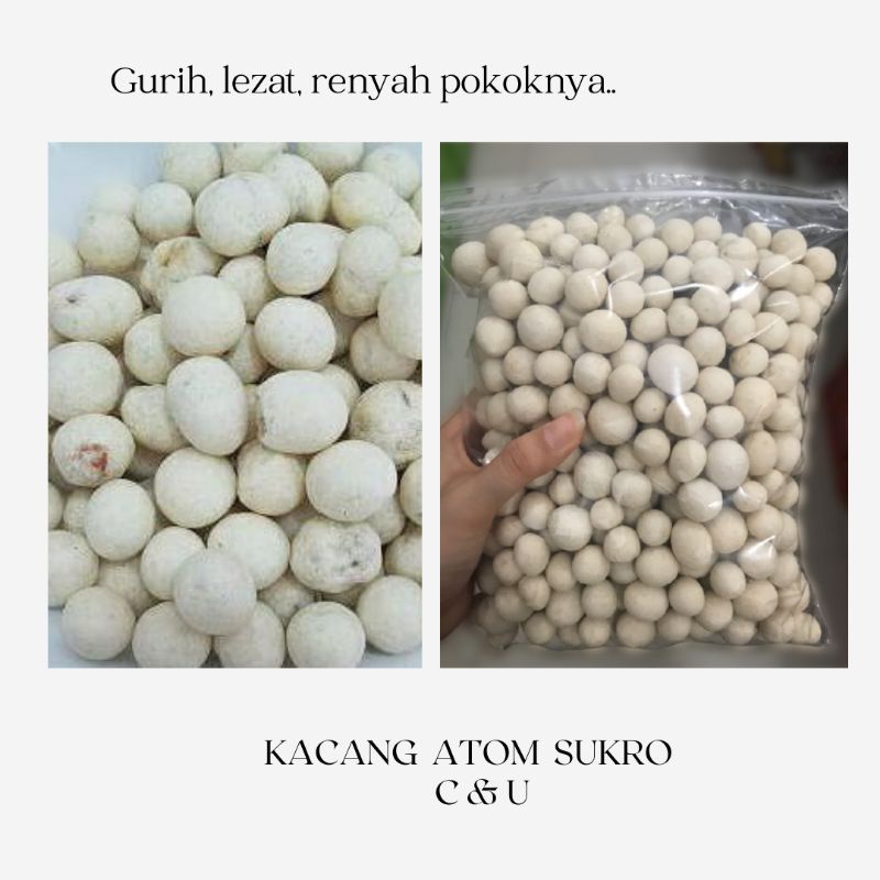 Jual kacang atom kacang sukro kacang atom Sukro asli Cilacap gurih ...