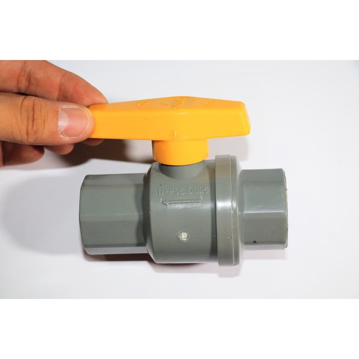 Jual STOP KRAN PVC POLOS / SOCKET / BALL VALVE ONDA PVCBV 1/2" | Shopee Indonesia