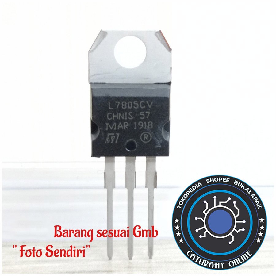 Jual transistor regulator L7805CV L 7805 CV ic | Shopee Indonesia