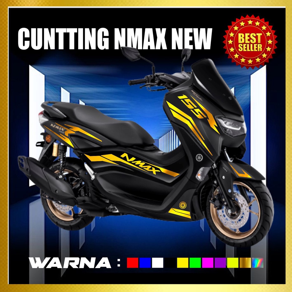 Jual STICKER NNMAX NEW 155 CUTTING STICKER KEREN LIS BODI NMAX BARU ...