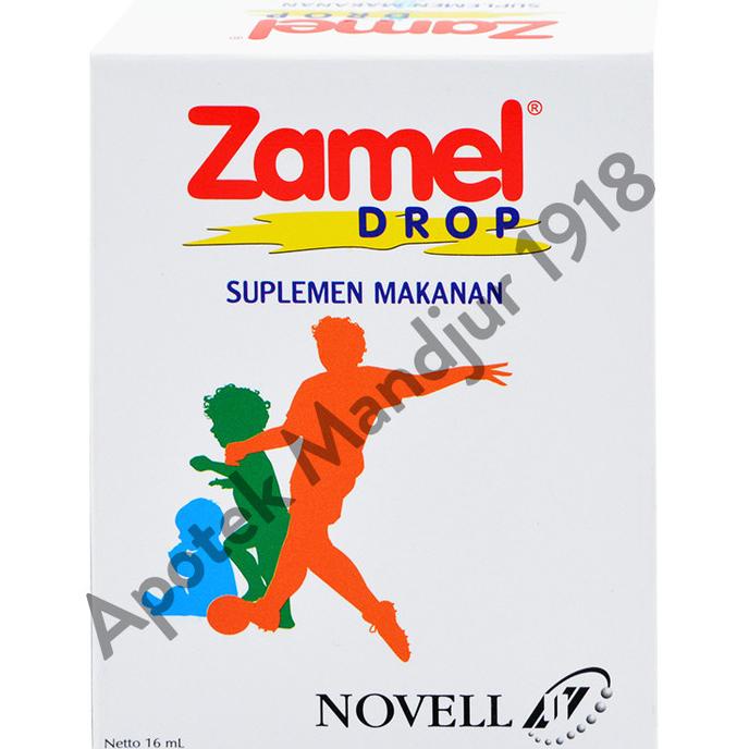 Jual NEW ZAMEL DROP 16 ML - MULTIVITAMIN PERTUMBUHAN ANAK | Shopee ...