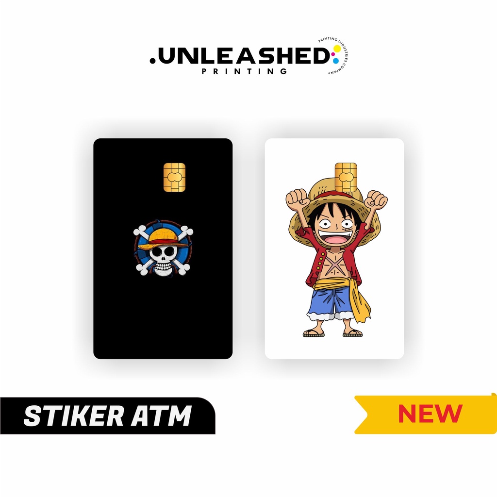 Jual One Piece | Stiker ATM ( Sticker Skin Card ) | Shopee Indonesia