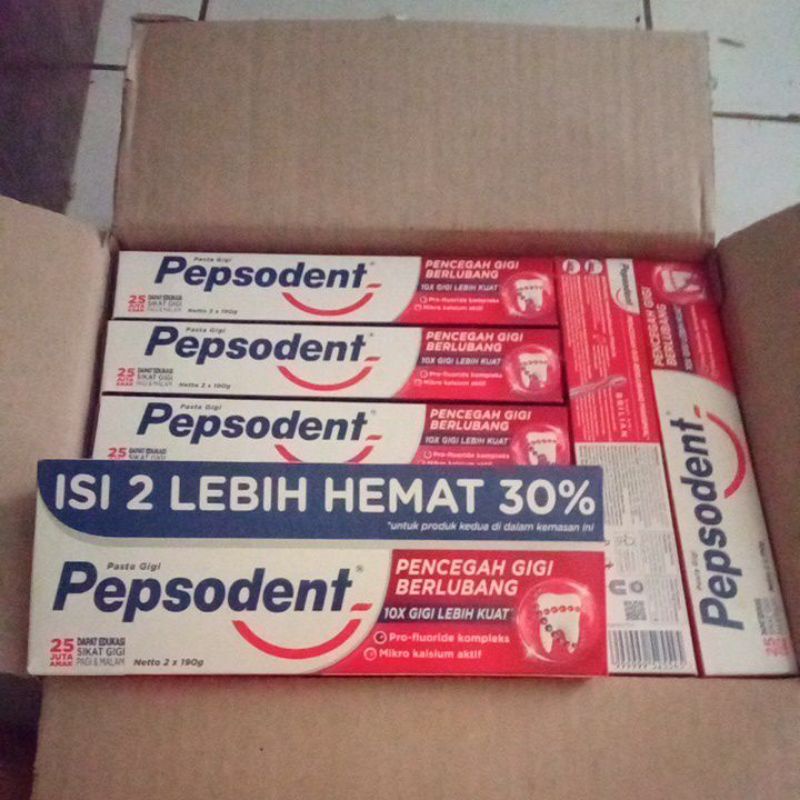 Jual pepsodent pasta gigi 225g & pepsodent twin pack 225g | Shopee ...