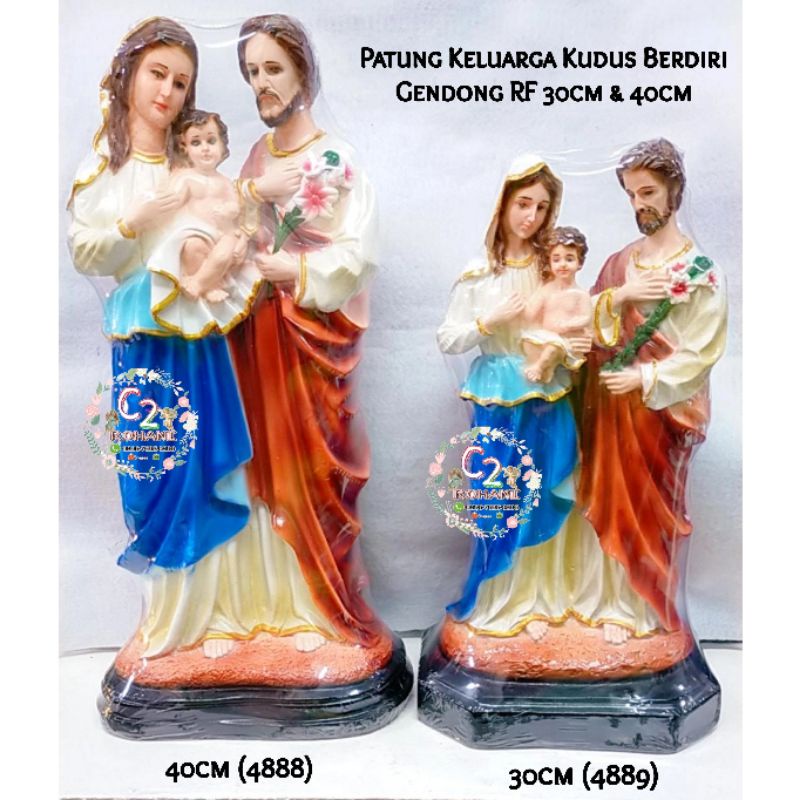 Jual Patung Keluarga Kudus Berdiri Gendong RF 30cm (4889) - Patung ...