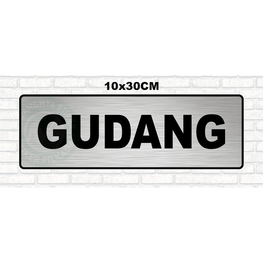 Jual STIKER GUDANG UKURAN 10X30CM | Shopee Indonesia