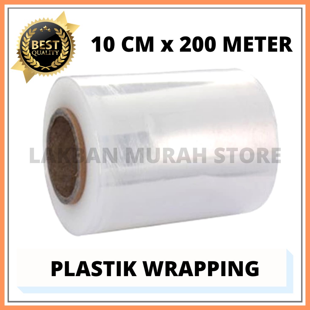 Jual PLASTIK WRAPPING 200M x 10CM STRETCH FILM PLASTIC WRAP PACKINGAN ...
