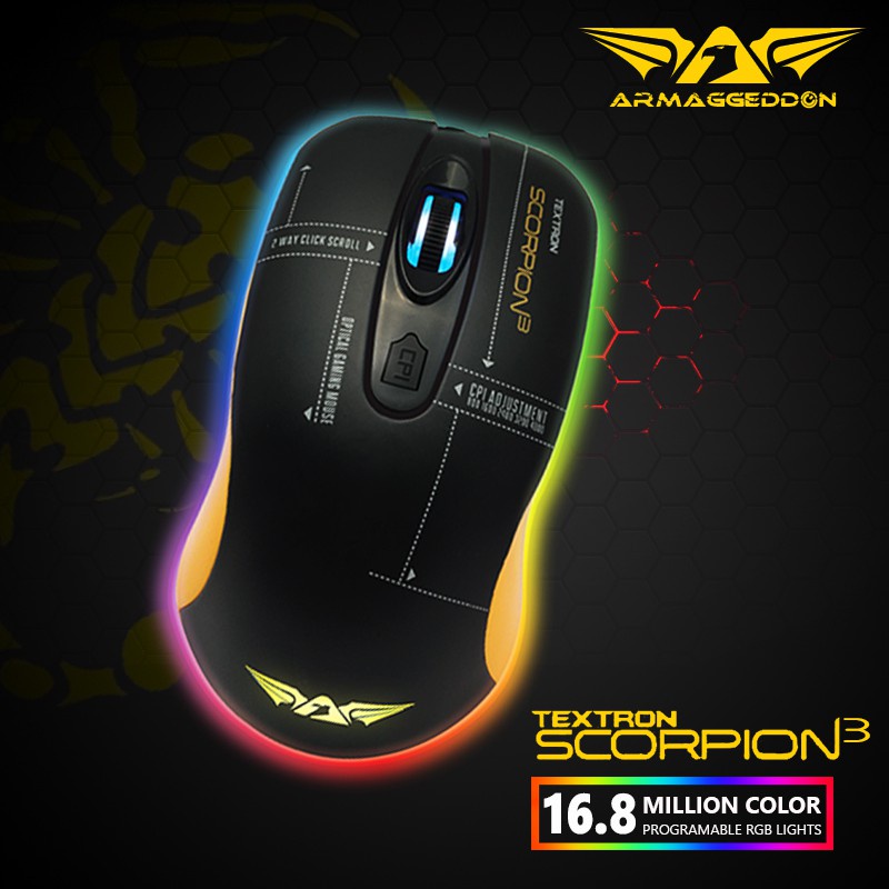 Jual Mouse Gaming Armaggeddon Textron Scorpion 3 Ultimate RGB | Shopee ...